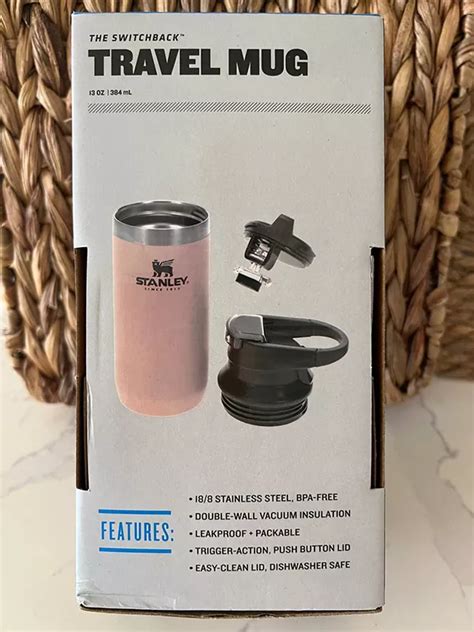 قیمت و خرید تراول ماگ استنلی اصل مدل دکمه دار Swichback