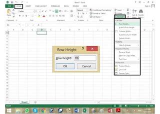 Adjusting Row Height And Column Width Computer Free Courses