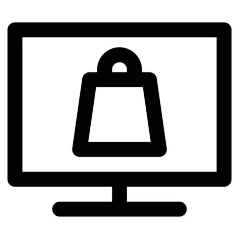 Online Shopping Conducted Desktop Stock Vector By ©get4net 667529526