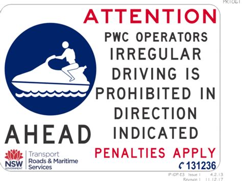 Attention Pwc Operators Irregular Driving Prohibited Penalties Apply