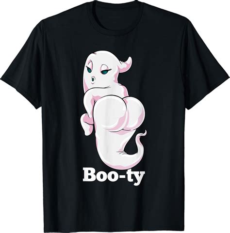 Boo Ty Booty Ghost Funny Halloween Sexy Ghost T T Shirt
