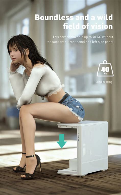 Full Tower PC Case With Acrylic Window For MicroATX Mini ITX OEM