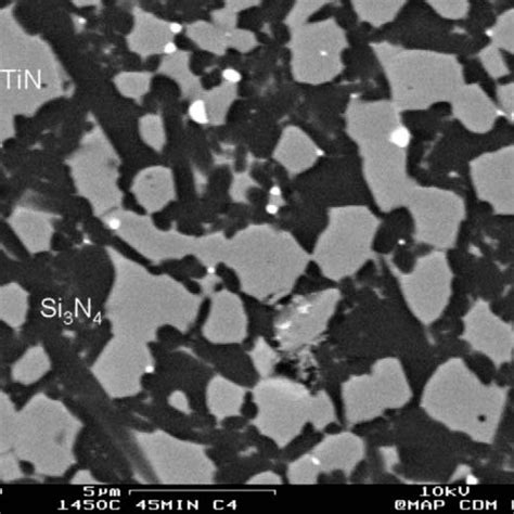 Micrographs Of The Si 3 N 4 Tin Surface After A 108 H Oxidation