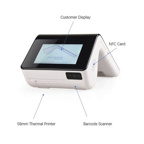 Android Smart POS Terminal Woth Barcode Scanner And Thermal Printer China Barcode Scanner And