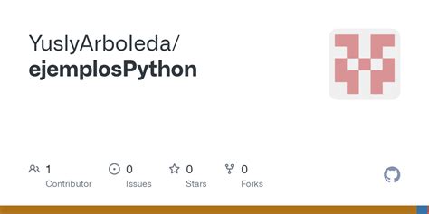 GitHub YuslyArboleda EjemplosPython