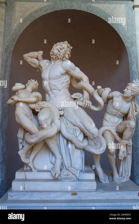 Marble She Statue Of Laocoön And His Sons Also Called The Laocoön Group Vatican Museums