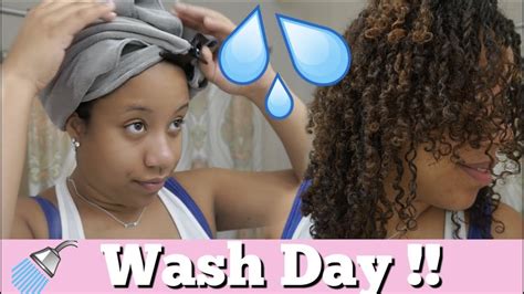 How To Wash And Moisturize Mini Twists 🚿 Natural Hair Youtube
