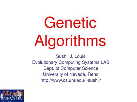 Ppt Genetic Algorithms Powerpoint Presentation Free Download Id805769