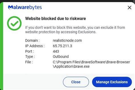 website blocked due to riskware resolved malware removal logs