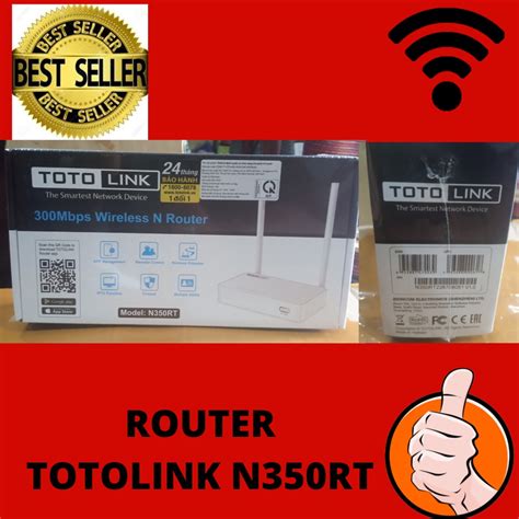 Jual Totolink N350rt Wireless N Router 300mbps Supported Iptv Shopee