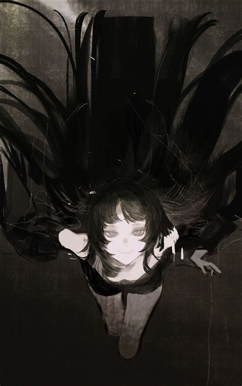 Girl Black Aesthetic Pfp Icon Dark Art Illustrations Character Art