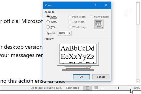word navigation pane font size too small faedoe