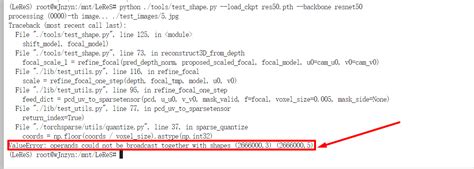error occurred in leres · issue 68 · aim uofa adelaidepth · github