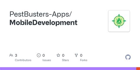 Github Pestbusters Appsmobiledevelopment