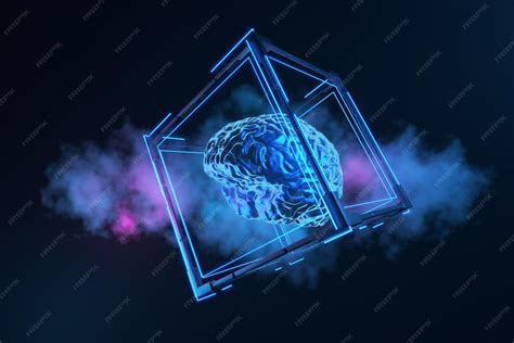 Premium Photo Artificial Brain Artificial Intelligence Microprocessor Training A Neural