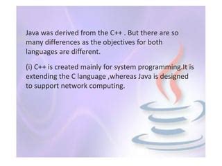 Java Language Is Different From Other Programming Languages How PPT