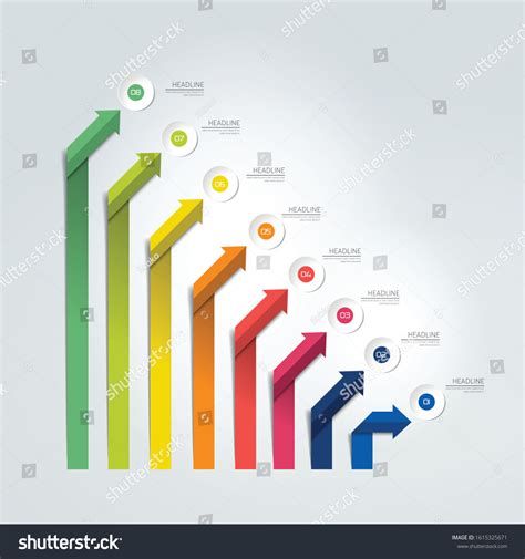 Arrow Infographic Chart Scheme Flowchart Stock Vector Royalty Free 1615325671 Shutterstock