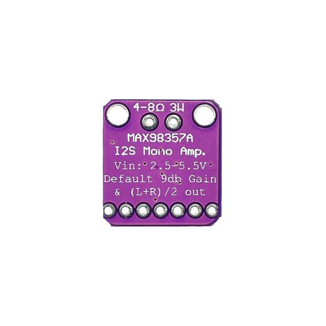 Max98357 I2s 3w Class D Amplifier Interface Audio Decoder Module Filterless Board For Raspberry