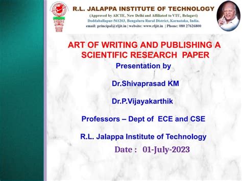 Writing Research Papers In The Reserach Environment Pptx