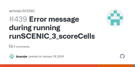 Error Message During Running Runscenic3scorecells · Issue 439