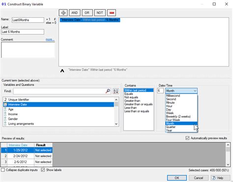 How To Create Filters Using Date Questions Q Help