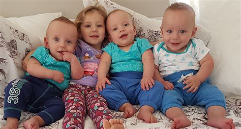 Three Times The Fun Karuah Triplets Celebrate First Birthday