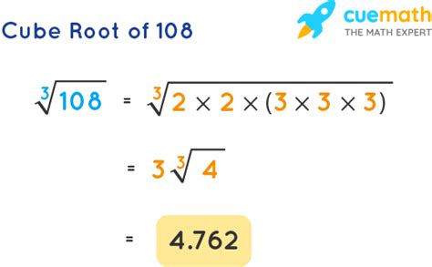 Cube Root Of 108 How To Find The Cube Root Of 108 Solved