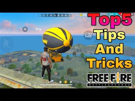 TOP TIPS AND TRICKS IN FREE FIRE PART BEST AND SECRET TIPS AND TRICKS ONE DAY