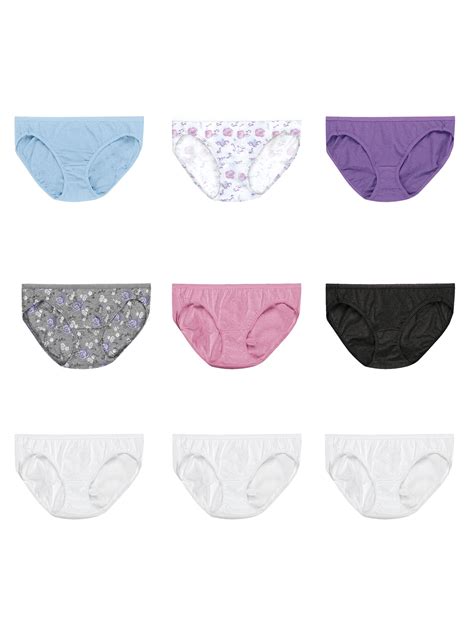 Hanes Womens Super Value Bonus Cool Comfort Cotton Bikini Underwear 6