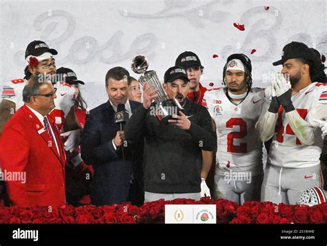 Pasadena United States 01st Jan 2025 Ohio State Buckeyes Head Coach