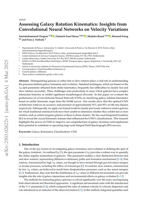 pdf assessing galaxy rotation kinematics insights from convolutional