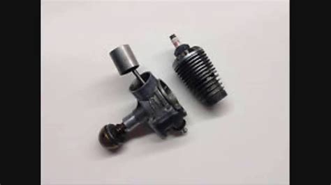 Vintage Model Airplane Engines Running Super Atom 99 Model Ignition Engine