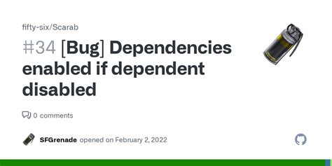 [bug] Dependencies Enabled If Dependent Disabled · Issue 34 · Fifty