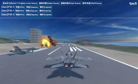 F FlightSimulator ammojs 基于babylonjs ammojs实现的F 战斗机模拟驾驶