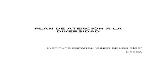 Plan De AtenciÓn A La Diversidad · 5 Medidas De Atención A La