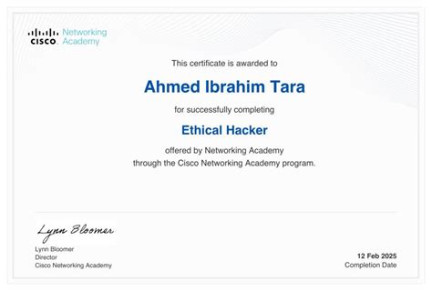 Cybersecurity Ethicalhacking Cisconetworkingacademy Networking Infosec Ahmed Tara