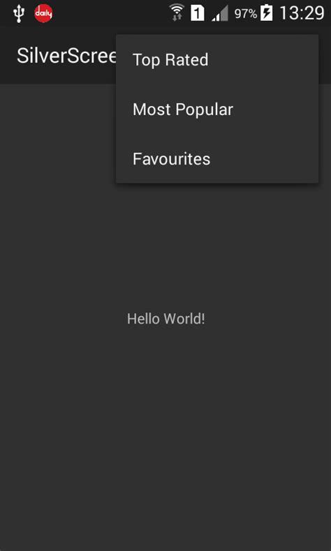 Android Make The Menu Items Of A Menu Overflow Icon At The Centre Of Screen Stack Overflow