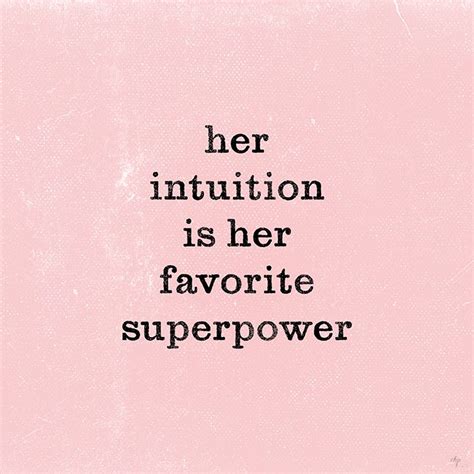 Trust Your Intuition