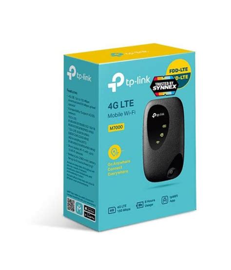 Modem Routeur Mobile Tp Link M7000 4g Lte Wifi