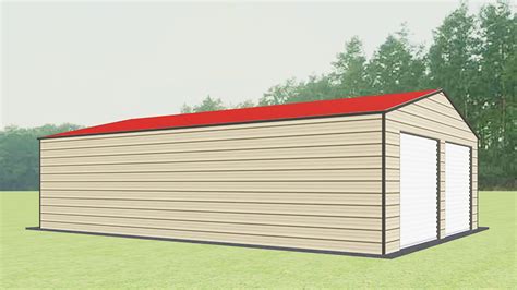 24x36 Garage With Gambrel Roof 2 Story 2 Car Garages The Barn
