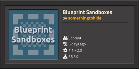 Sandbox Blueprints