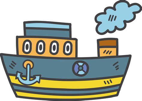 Toy Boat Clip Art