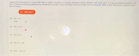 Solved Suppose The Force Acting On A Column That Helps To