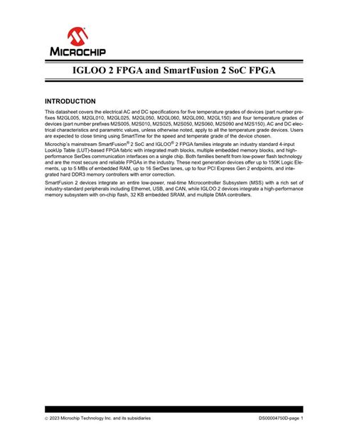 Ug0478 User Guide Igloo2 Fpga Evaluation Kit 43 Off