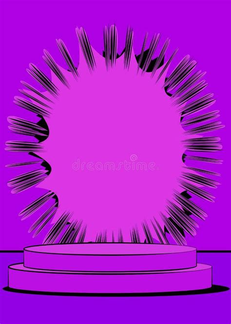 Comics Abstract Platform For Mockup Presentation Comic Book Product