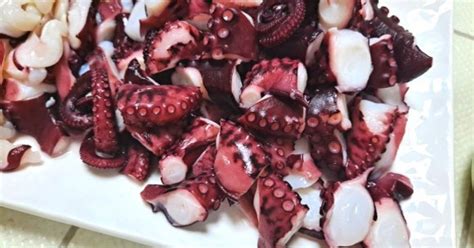 자숙문어 먹는 법 자숙문어데치기