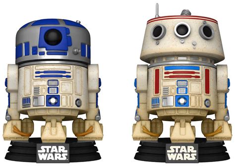 Funko Pop Star Wars R2 D2 And R5 D4 2023 Galactic Convention Exclusive