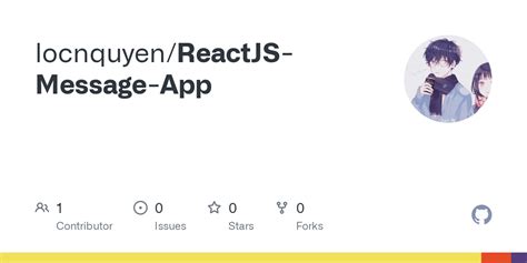 Github Locnquyenreactjs Message App