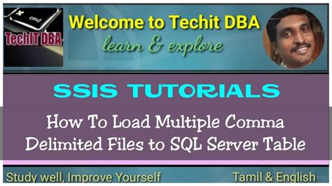 part 06 how to load multiple comma delimited files to sql server table