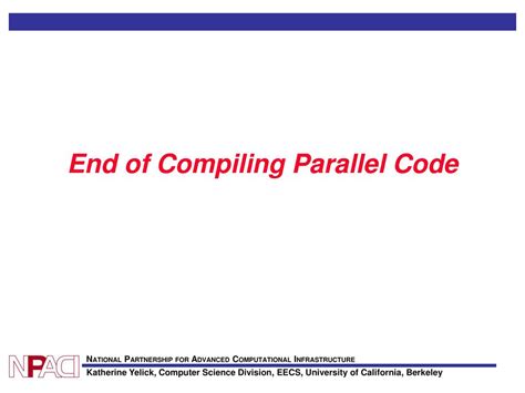 titanium language and compiler support for grid based computation